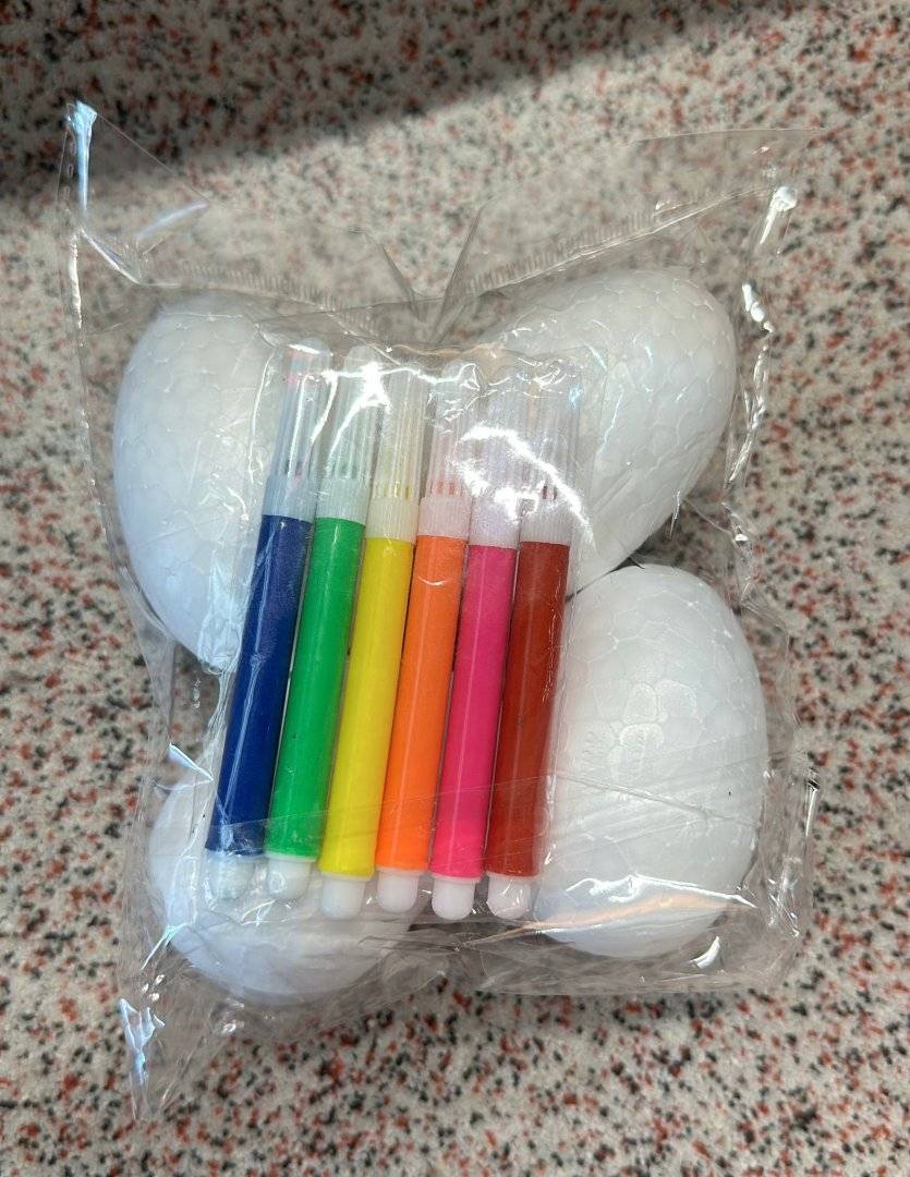 Set 4 oua de colorat